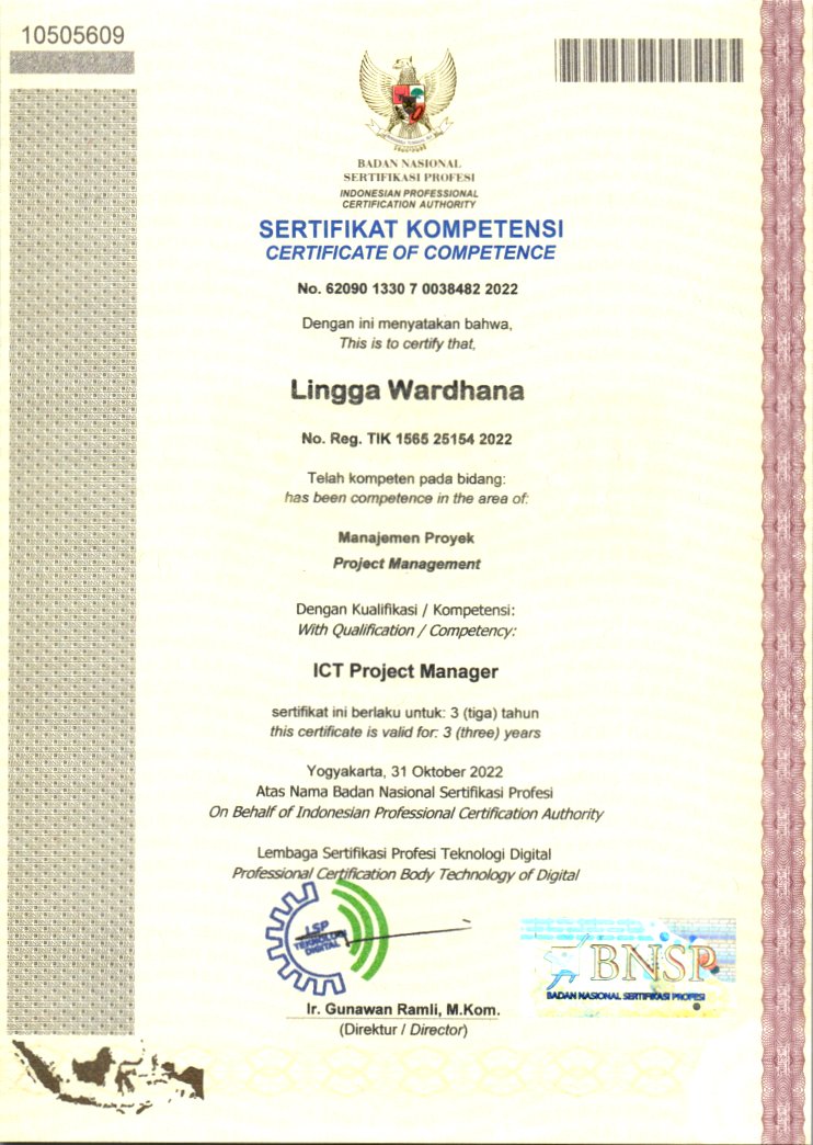 Lembaga Sertifikasi Profesi terlisensi BNSP - LSP Teknologi Digital