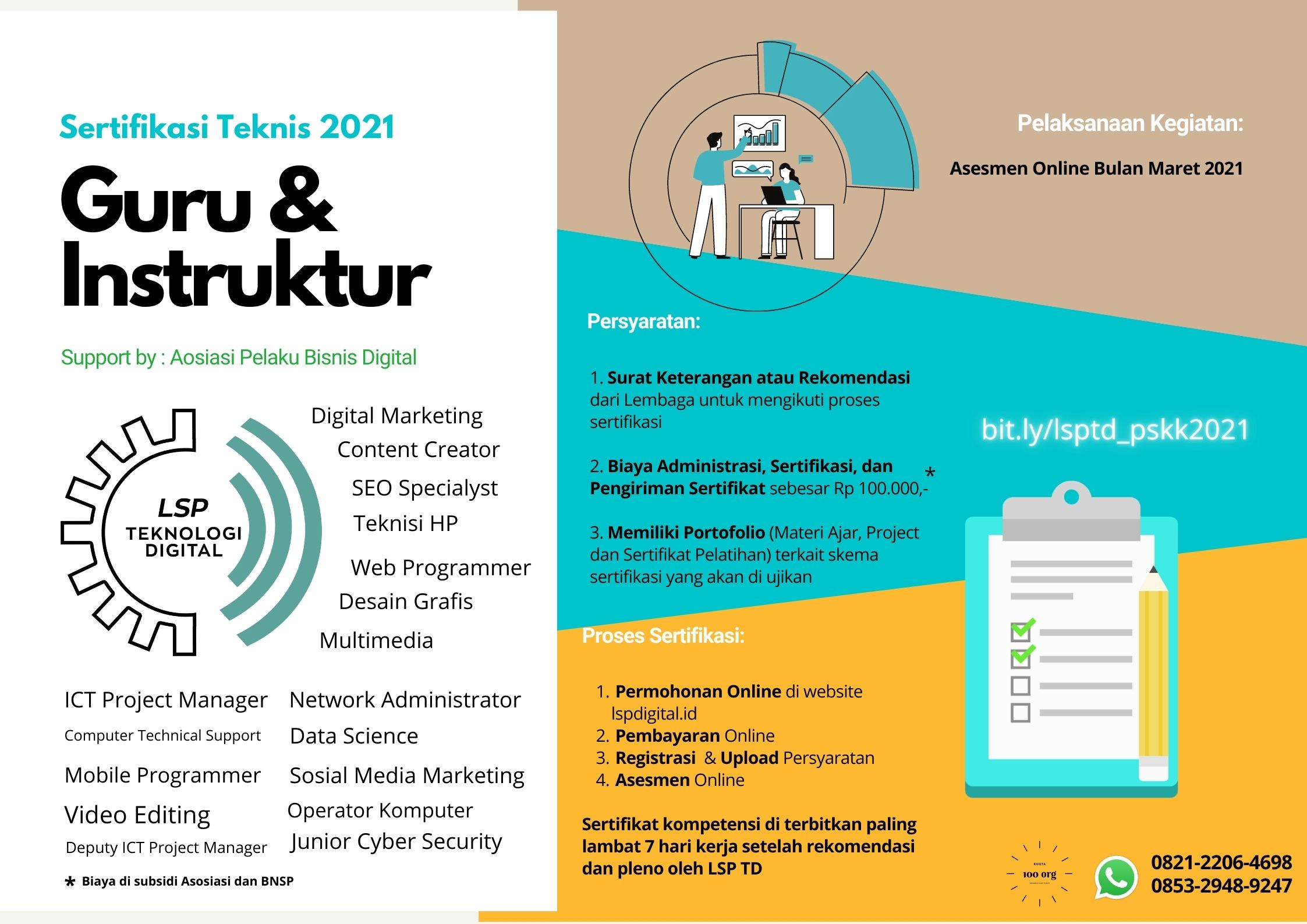 Lembaga Sertifikasi Profesi terlisensi BNSP - LSP Teknologi Digital